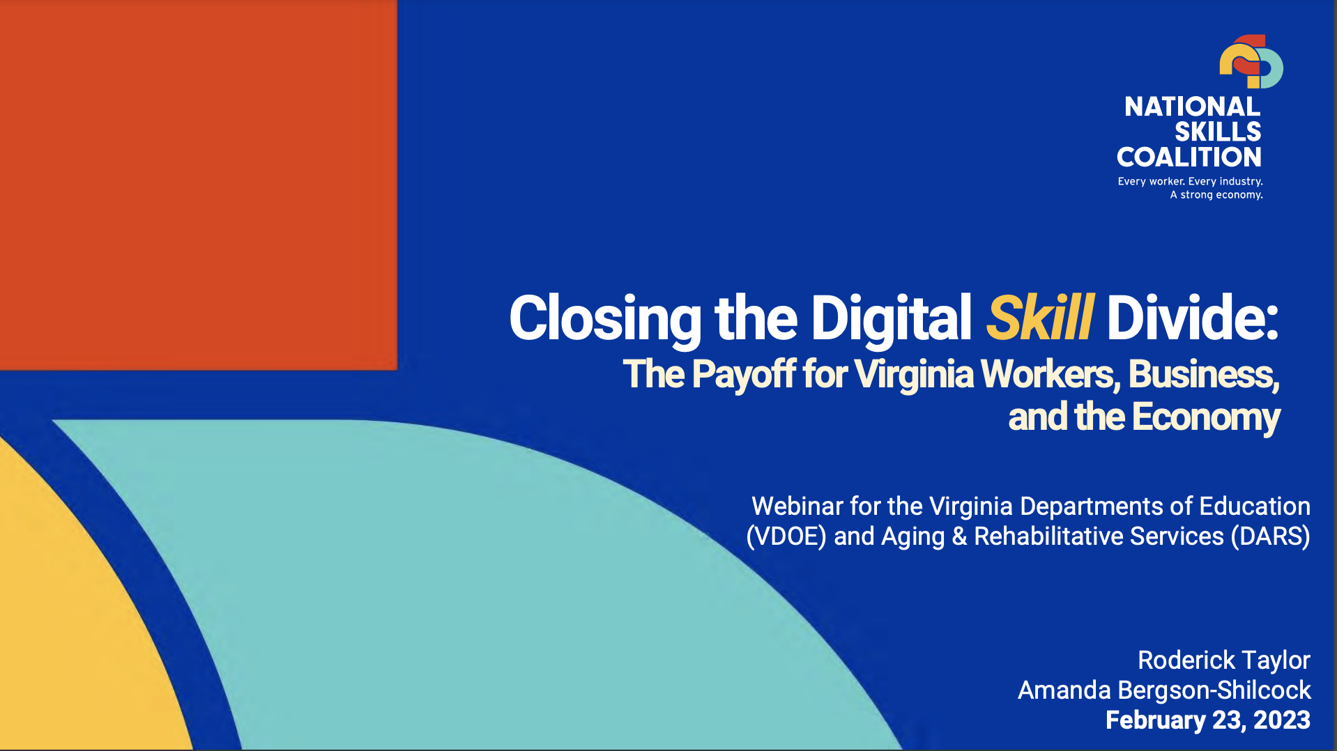 Closing the Digital Skills Divide in Virginia – VALRC